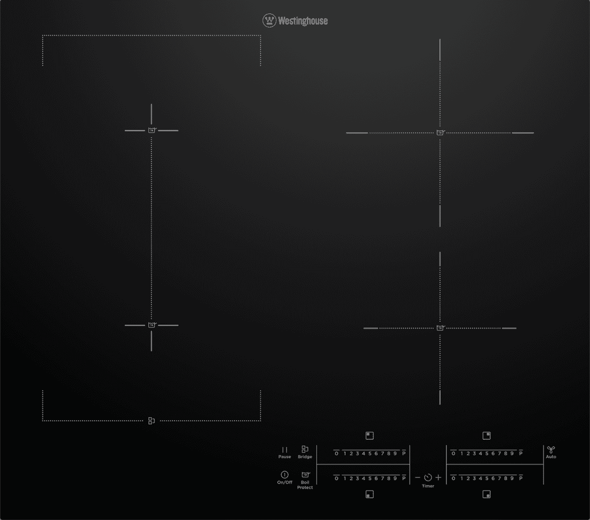 Westinghouse 60cm Induction Cooktop WHI645BE