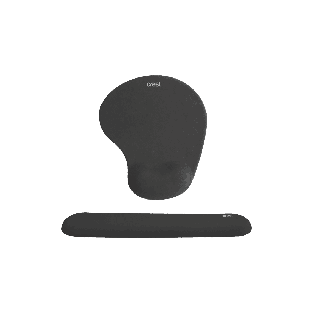Crest Ergonomic Keyboard & Mouse Pad (Black) IT09127