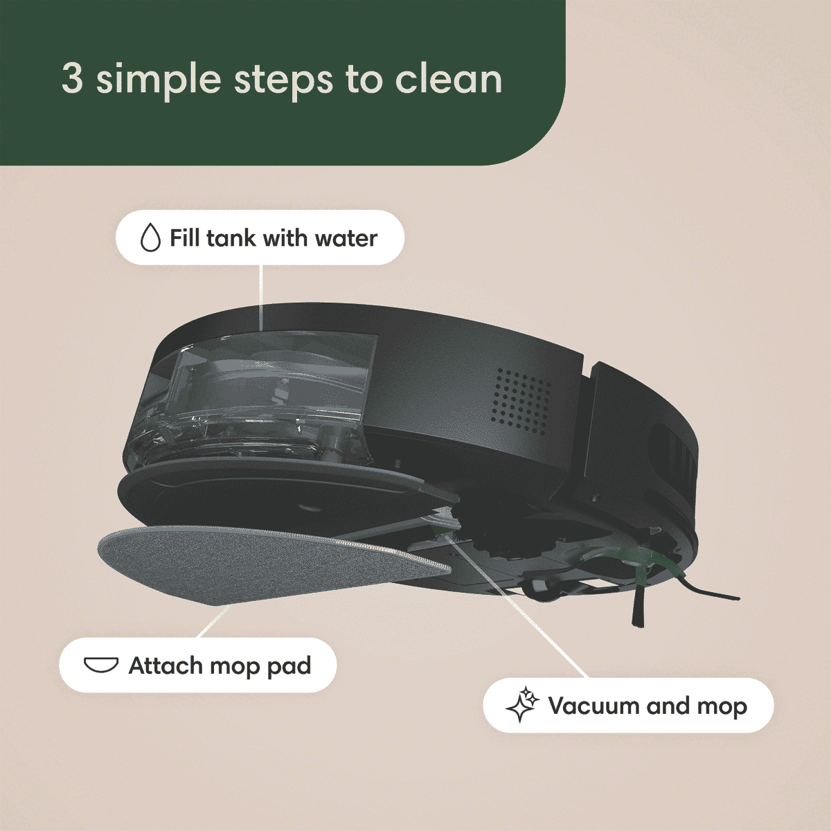 iRobot Roomba Combo Essential Robot Vacuum & Mop Y011000