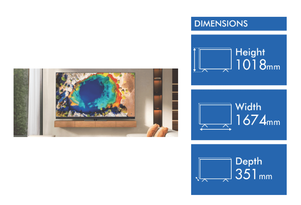 Toshiba 75" Z870NP 4K Mini-LED Smart TV 2024 75Z870NP