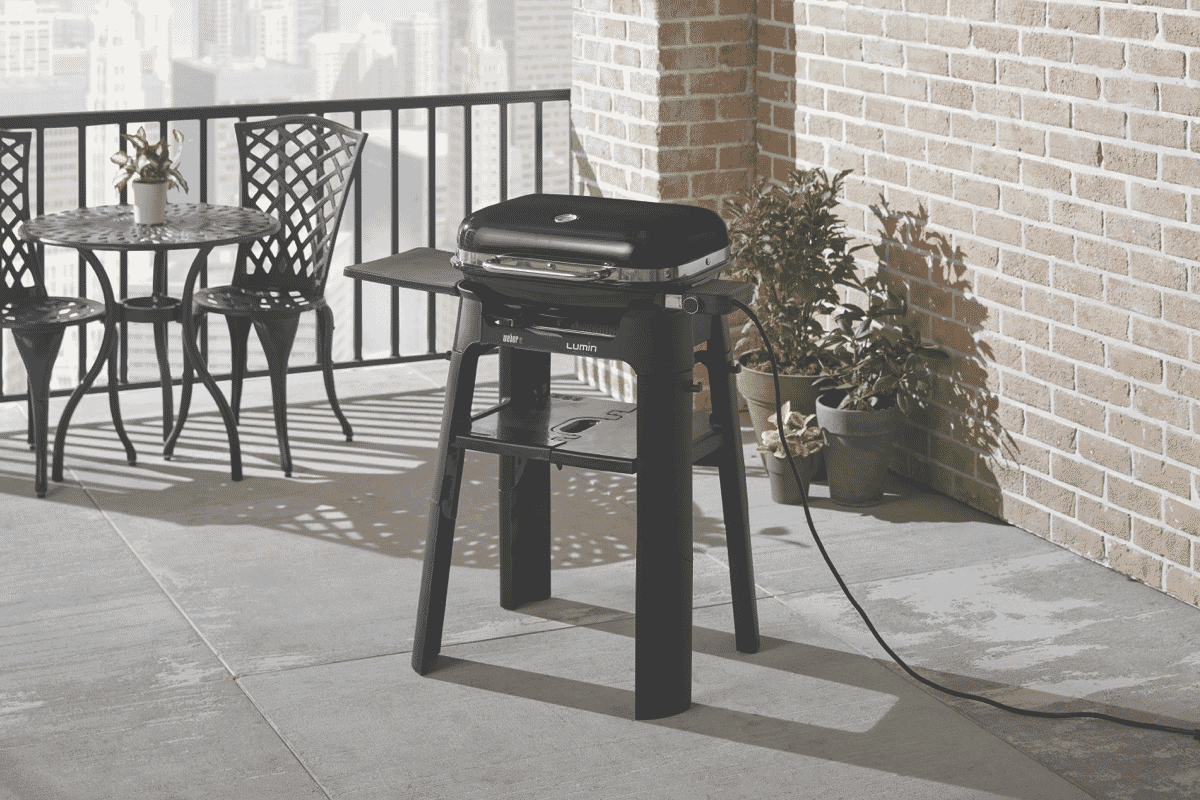 Weber Lumin Stand with Side Table 6619