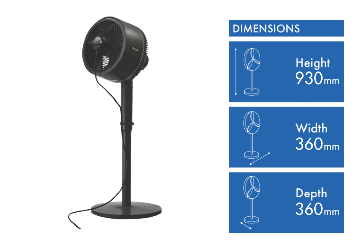 Shark FlexBreeze Fan with InstaCool Mist FA225ANZ