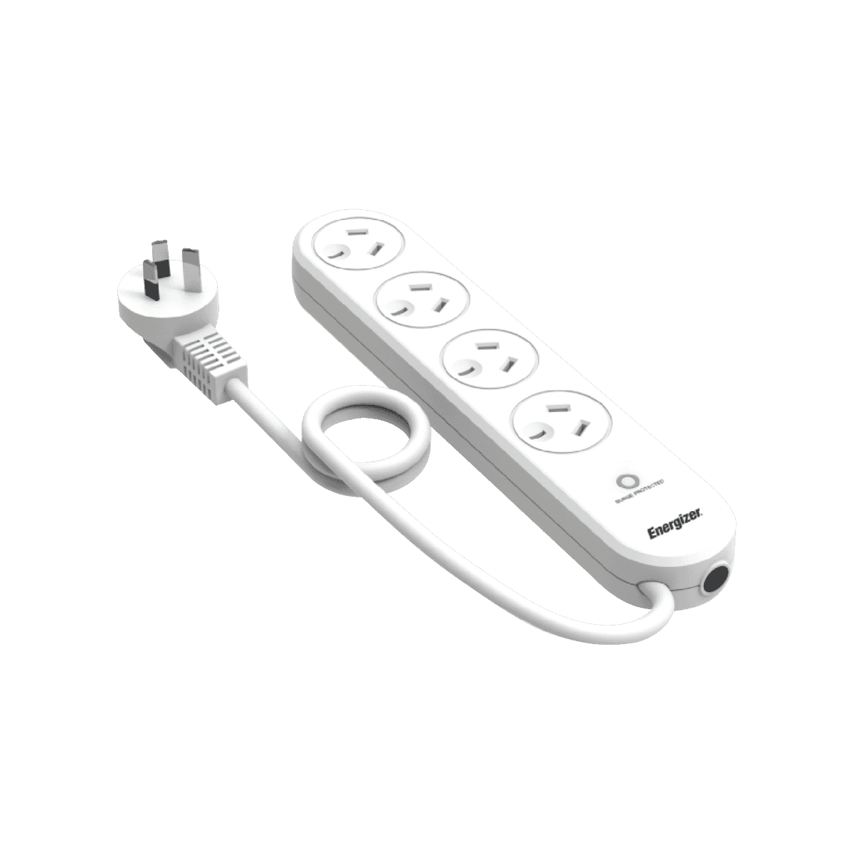 Energizer 4 Outlet Power Board with Surge Protection ET4OSPW