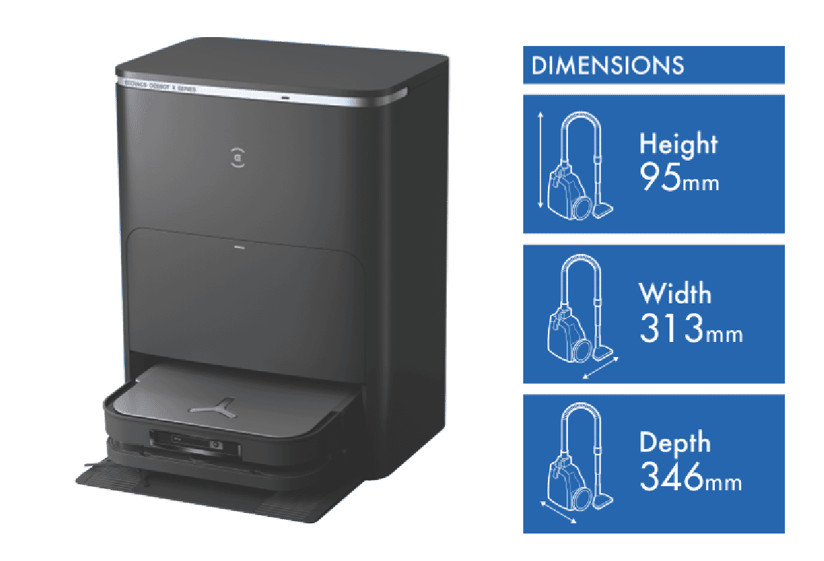 Ecovacs DEEBOT X5 PRO OMNI Robotic Vacuum DEEBOT-X5-PRO-OMNI