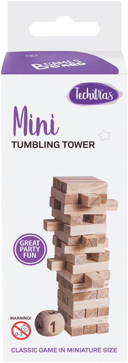 Techxtras Mini Jenga Game GAX11191