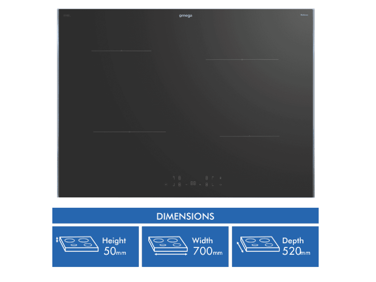 Omega 70cm Ceramic Cooktop OCC704TZ