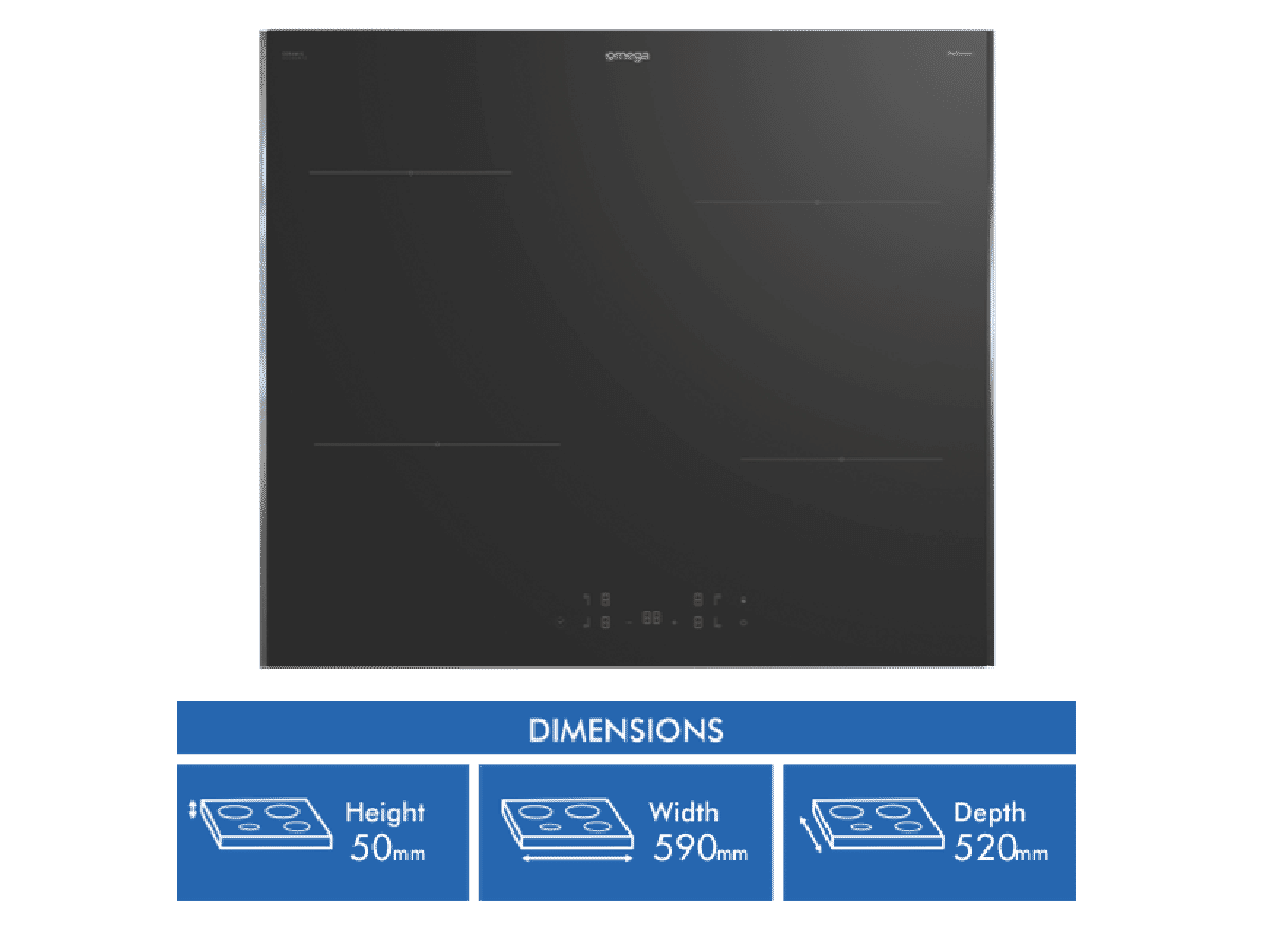 Omega 60cm Ceramic Cooktop OCC604TZ