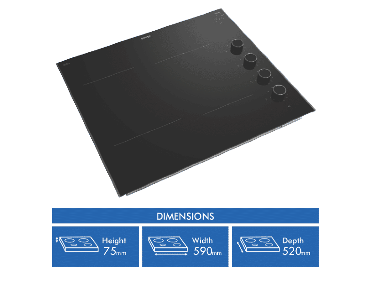 Omega 60cm Ceramic Cooktop OCC604KZ