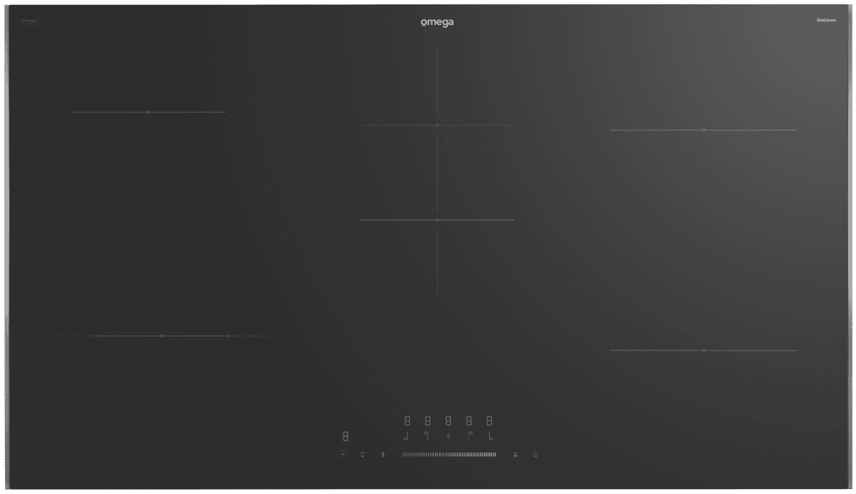 Omega 90cm Ceramic Cooktop OCC905TZ