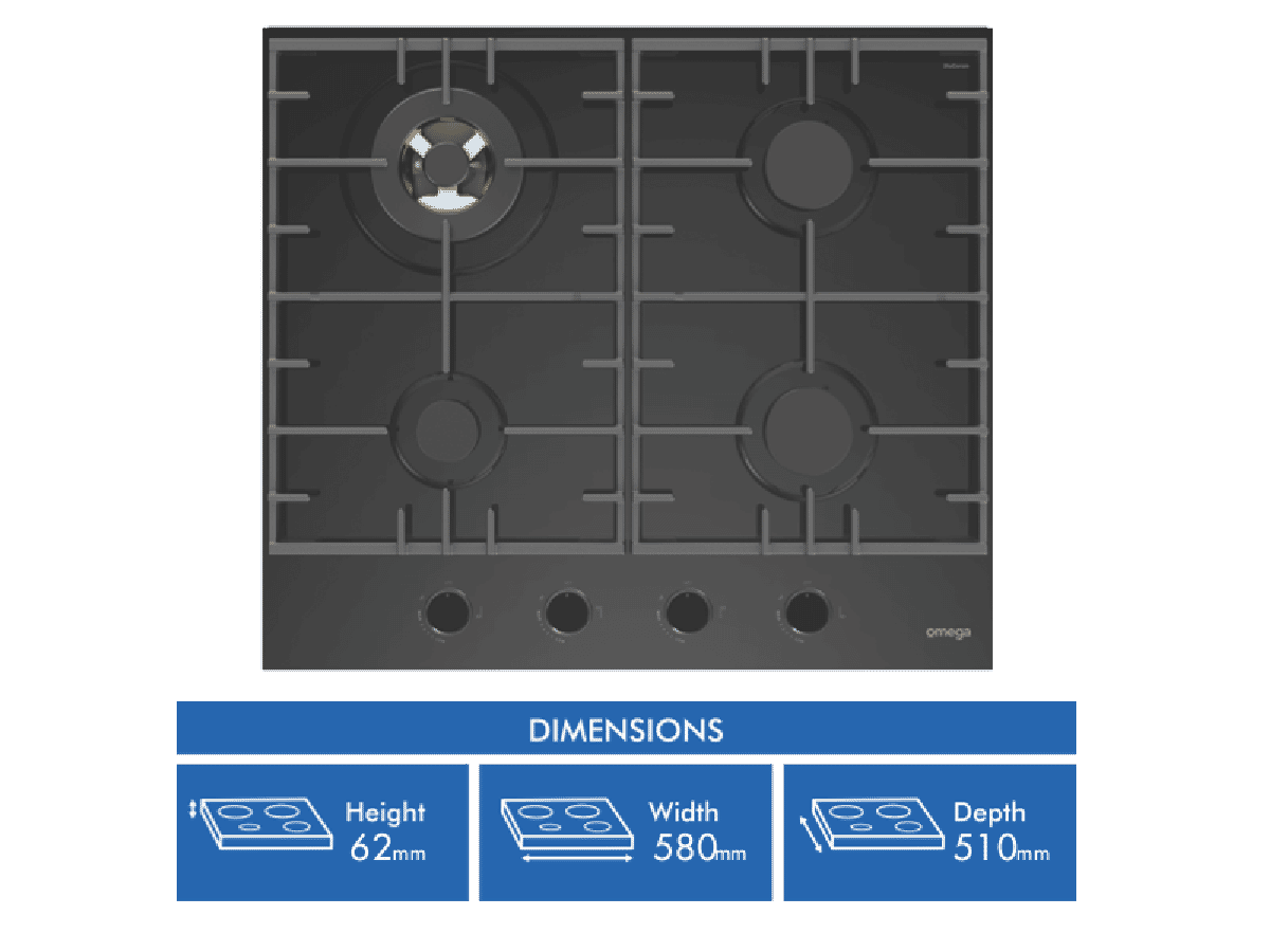 OMEGA - Cooktops - The Good Guys