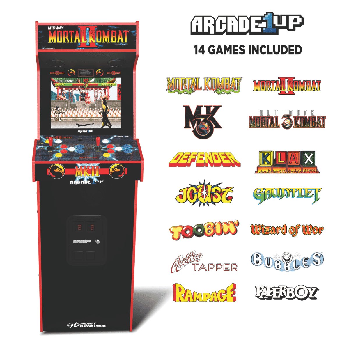 Arcade1Up Mortal Kombat Deluxe Edition Arcade Machine MKB-A-303711
