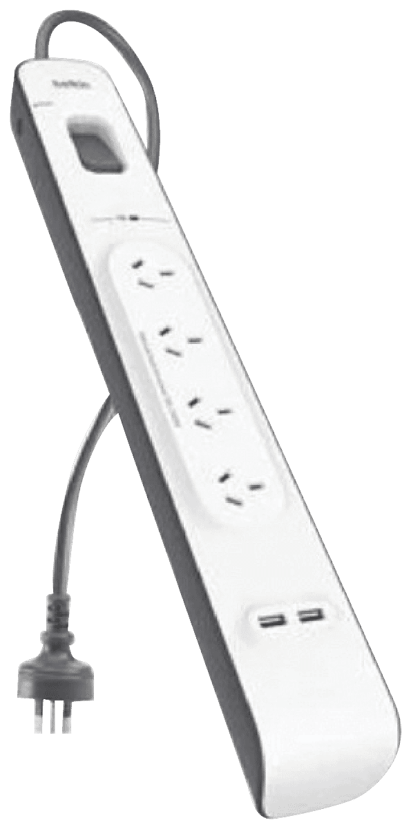 Belkin SurgePro 4-Outlet Surge Protector with Dual USB-A BSV401AU2M