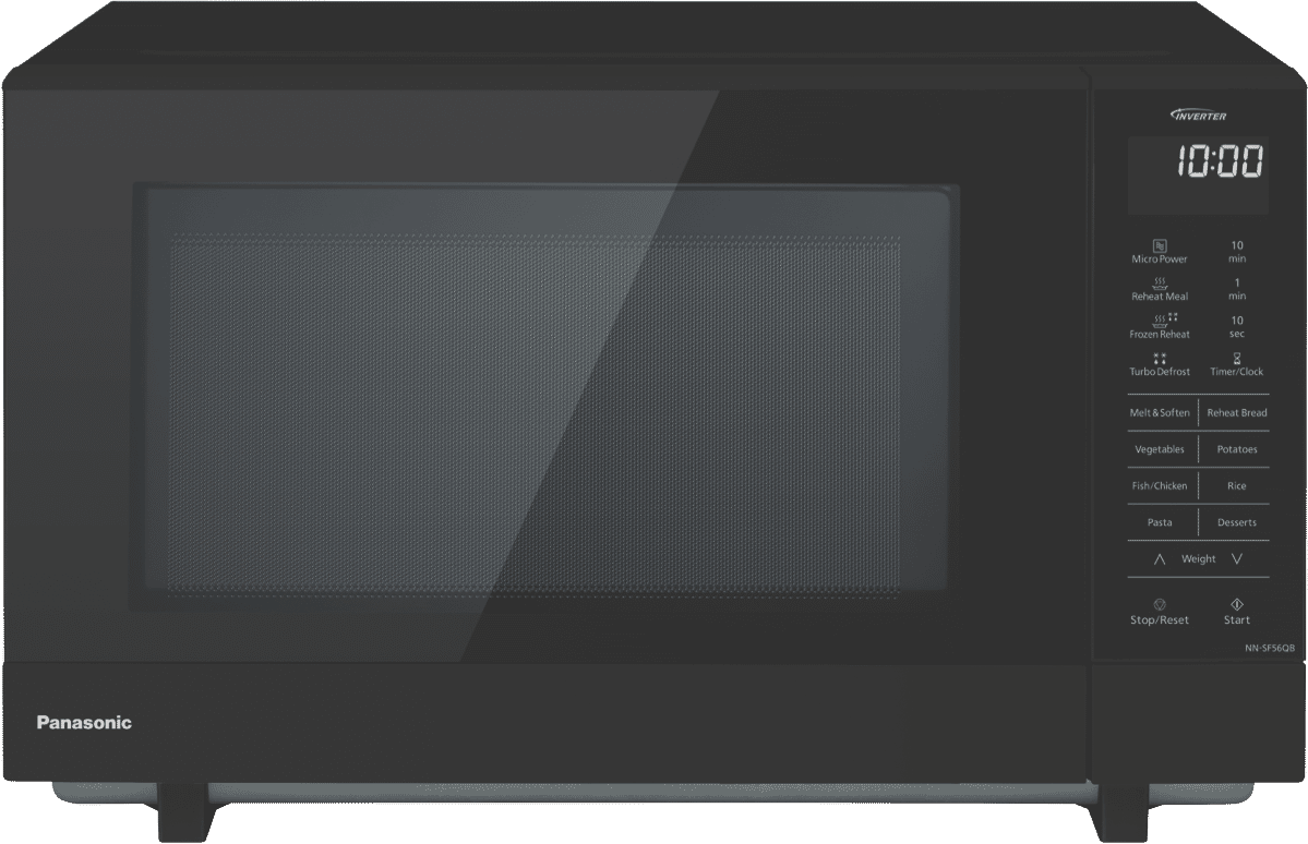 Panasonic 27L 1000W Flatbed Microwave Black NN-SF56QBQPQ