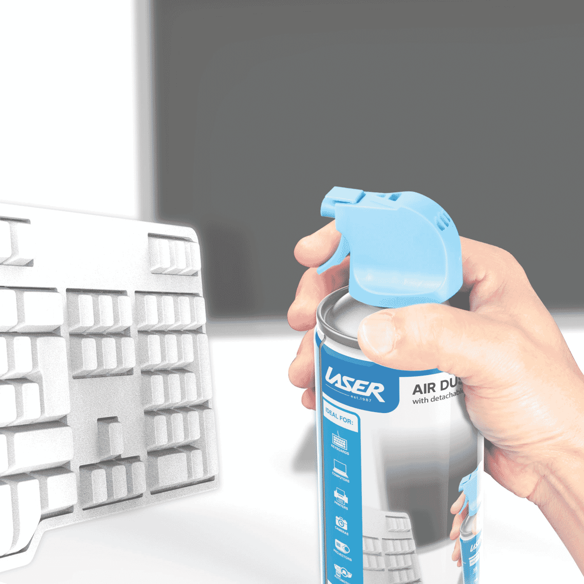 Laser Clean Range Air Duster 400ML CL-1827F