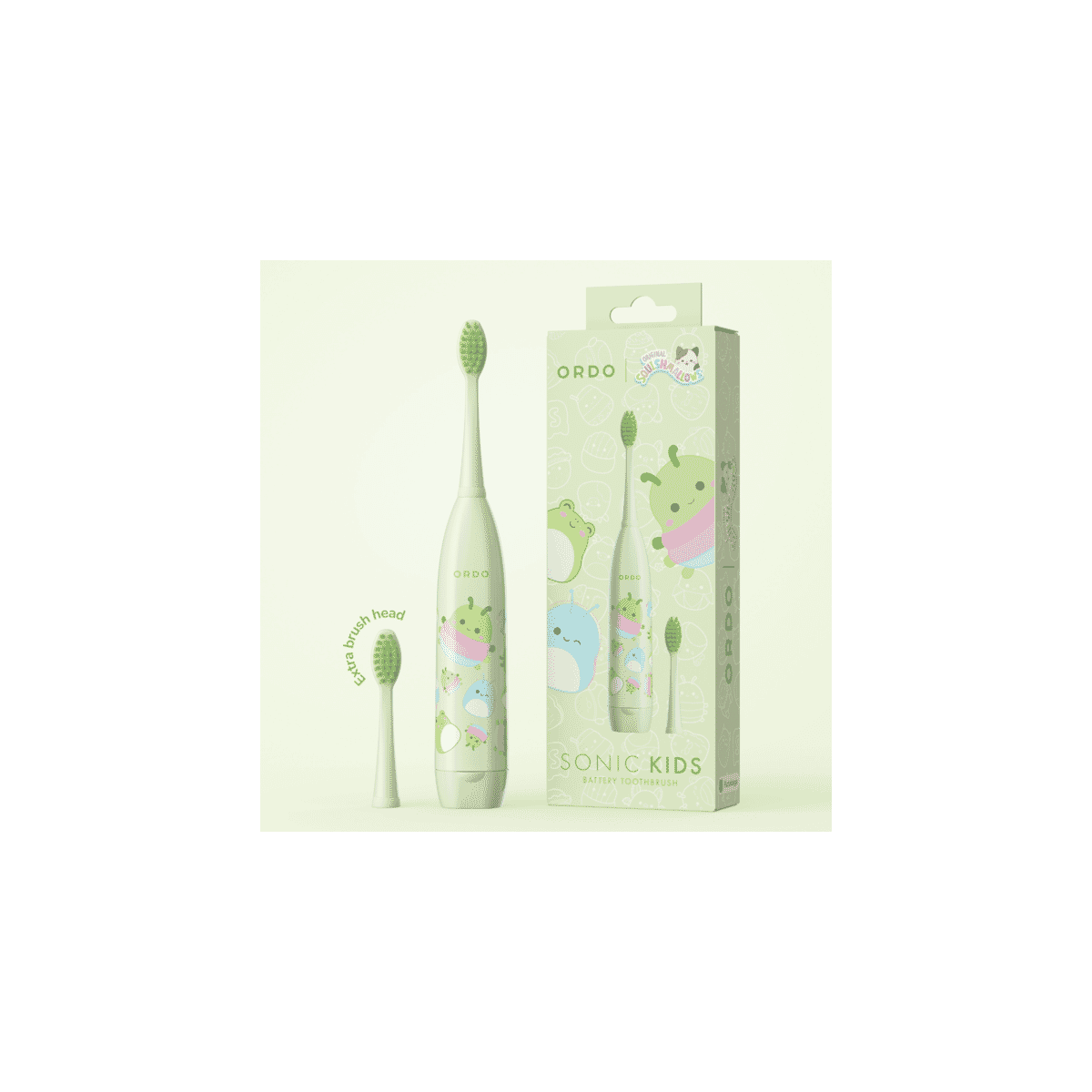 Ordo Sonic Kids Squishmallows Battery Toothbrush Rutabaga SKIDS-BAT-SM3