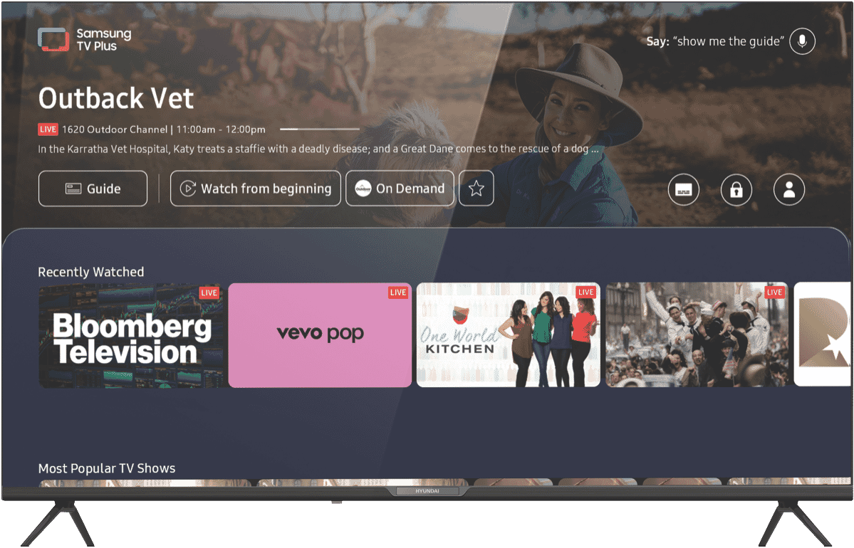 HYUNDAI 55" UHD Tizen QLED Smart TV 2024 H55UHDQLDZEN