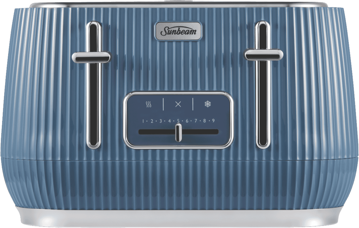 Sunbeam 4 Slice Toaster Radiance Collection Blue TAP3504BL