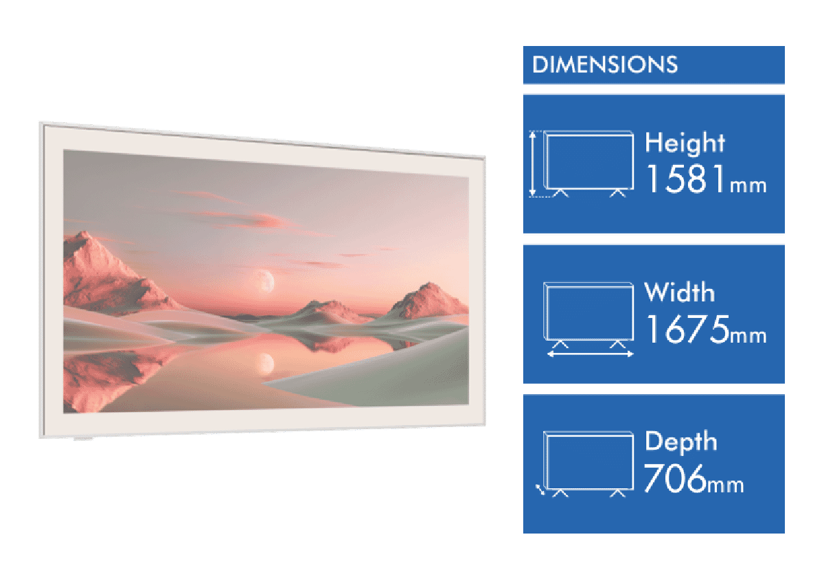TCL 75" A300W NXTFRAME TV 2024 75A300W