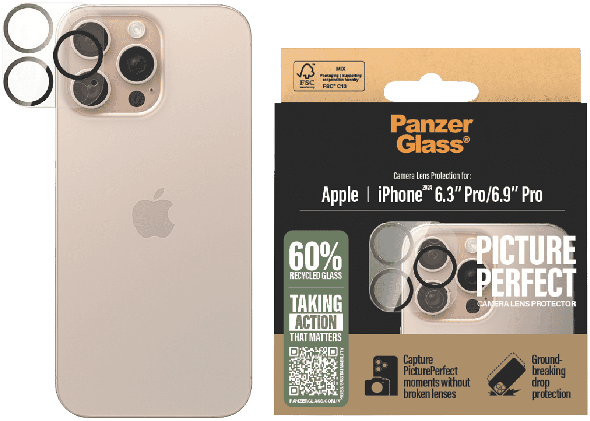Panzer Glass Hoops Lens Protector iPhone 16 Pro/Pro Max 10171852