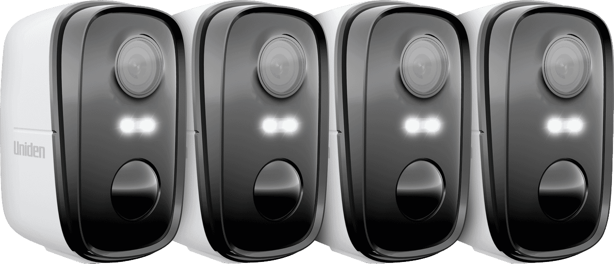 Uniden SoloX Pro 2K Outdoor Wireless Spotlight Camera (4 Pack ...