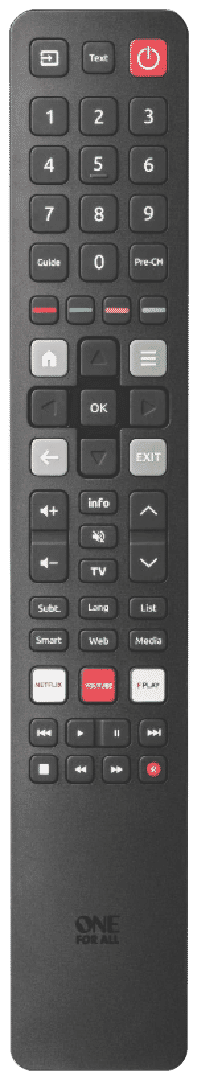 One For All TCL TV Replacement Remote Control UE-URC4922
