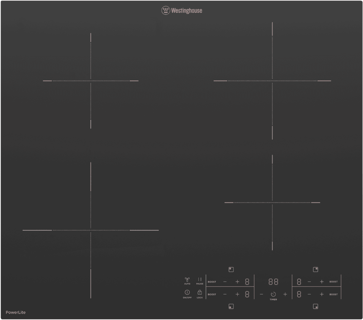 Westinghouse Powerlite 60cm Induction Cooktop WHI642BE