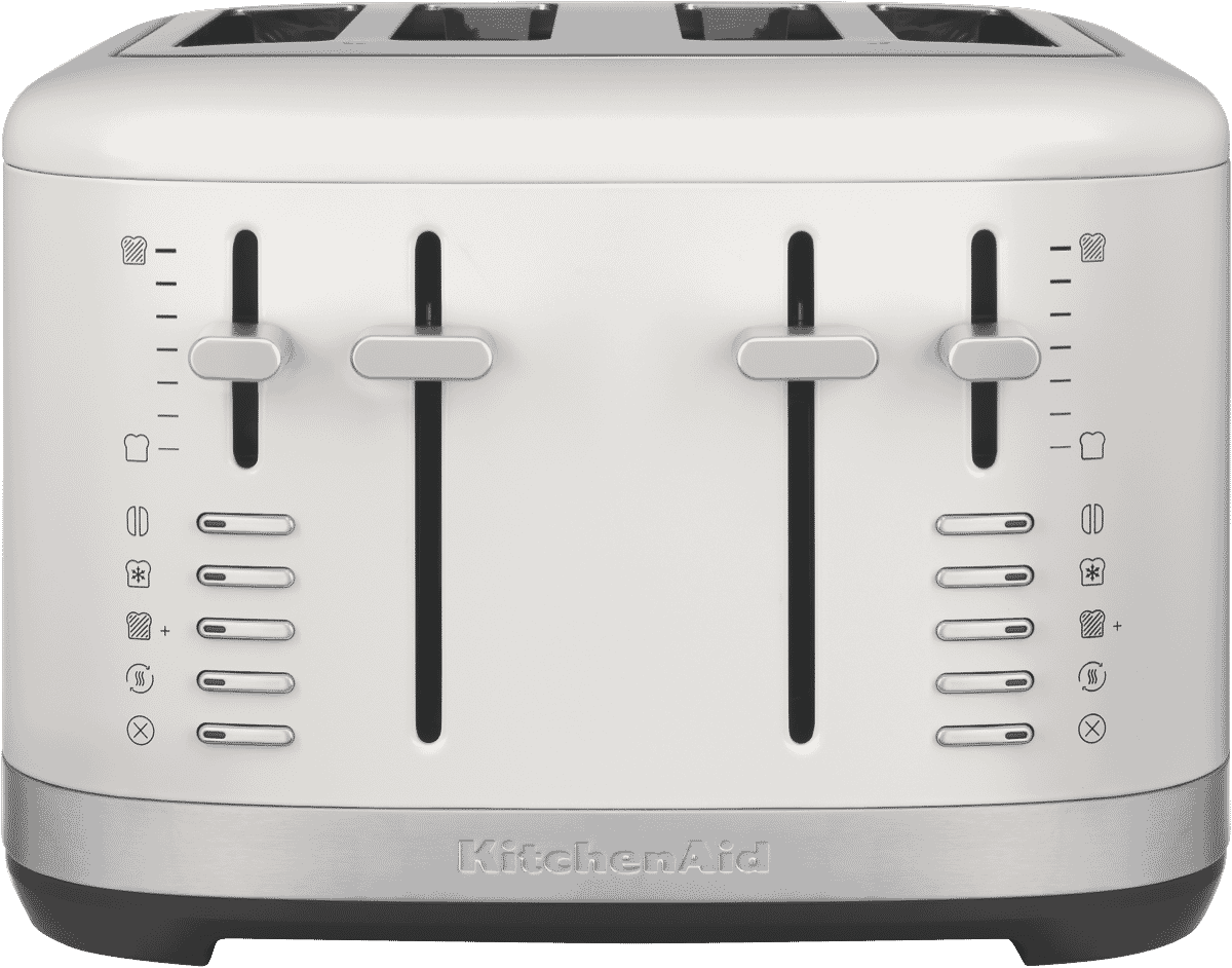 KitchenAid 4 Slice Toaster Porcelain White 5KMT4109APL