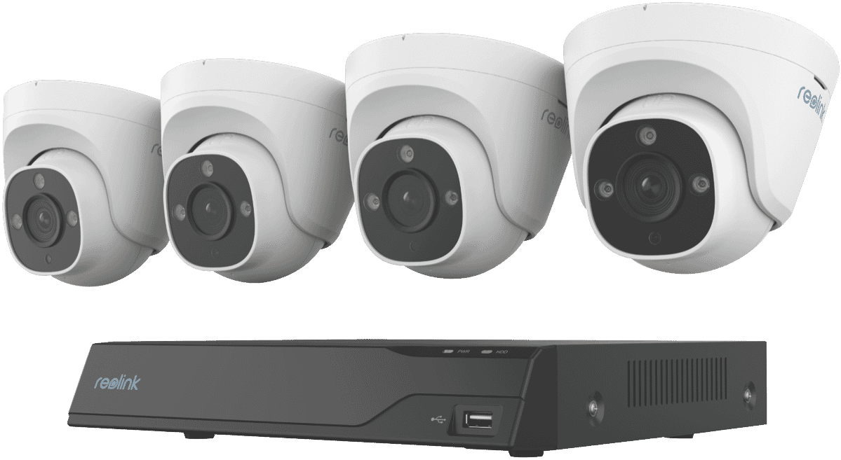 Reolink 8-Channel x 4 Dome Cameras 2TB NVR Security Camera System PS6KD01-8
