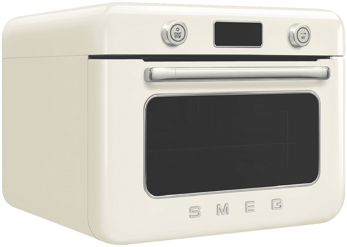 Smeg Benchtop Combi Steam Oven Cream COF01CRAU