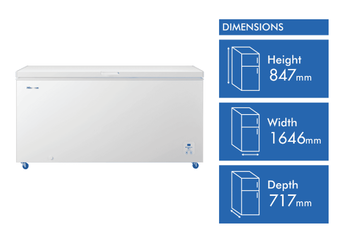 Hisense 500L Hybrid Chest Freezer HRCF501