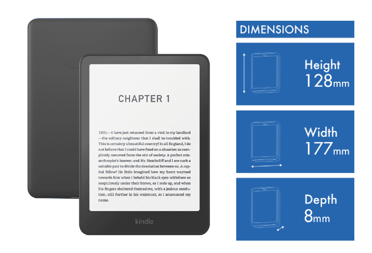 Kindle Paperwhite 7" 12th Gen 16GB eReader B0CFPL6CFY