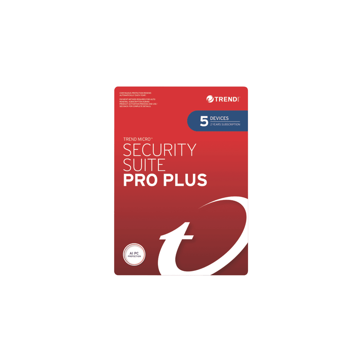 Trend Micro Security Suite Pro+ 5-Device 2-Year (ESD) AUTMALL032