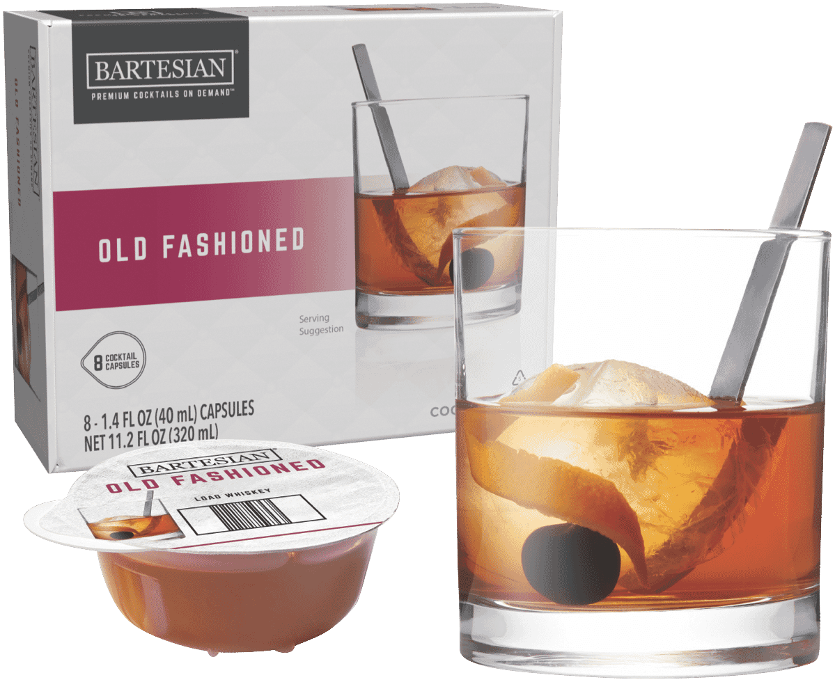 Bartesian 8 Pack Old Fashioned Capsules 168768