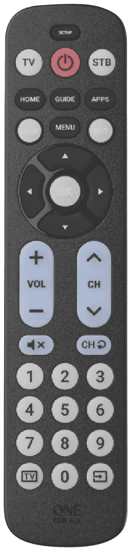 One For All Big Button Universal TV Remote Control UE-URC6821