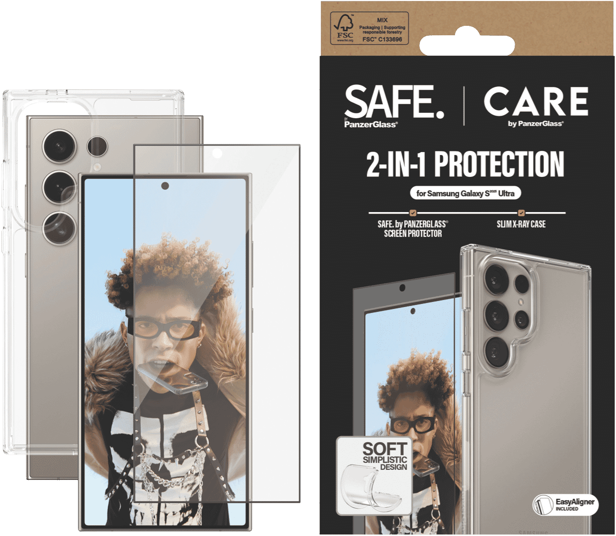 Panzer Glass CARE by Panzer Fashion Samsung S25 Galaxy Ultra 2-in-1 ...