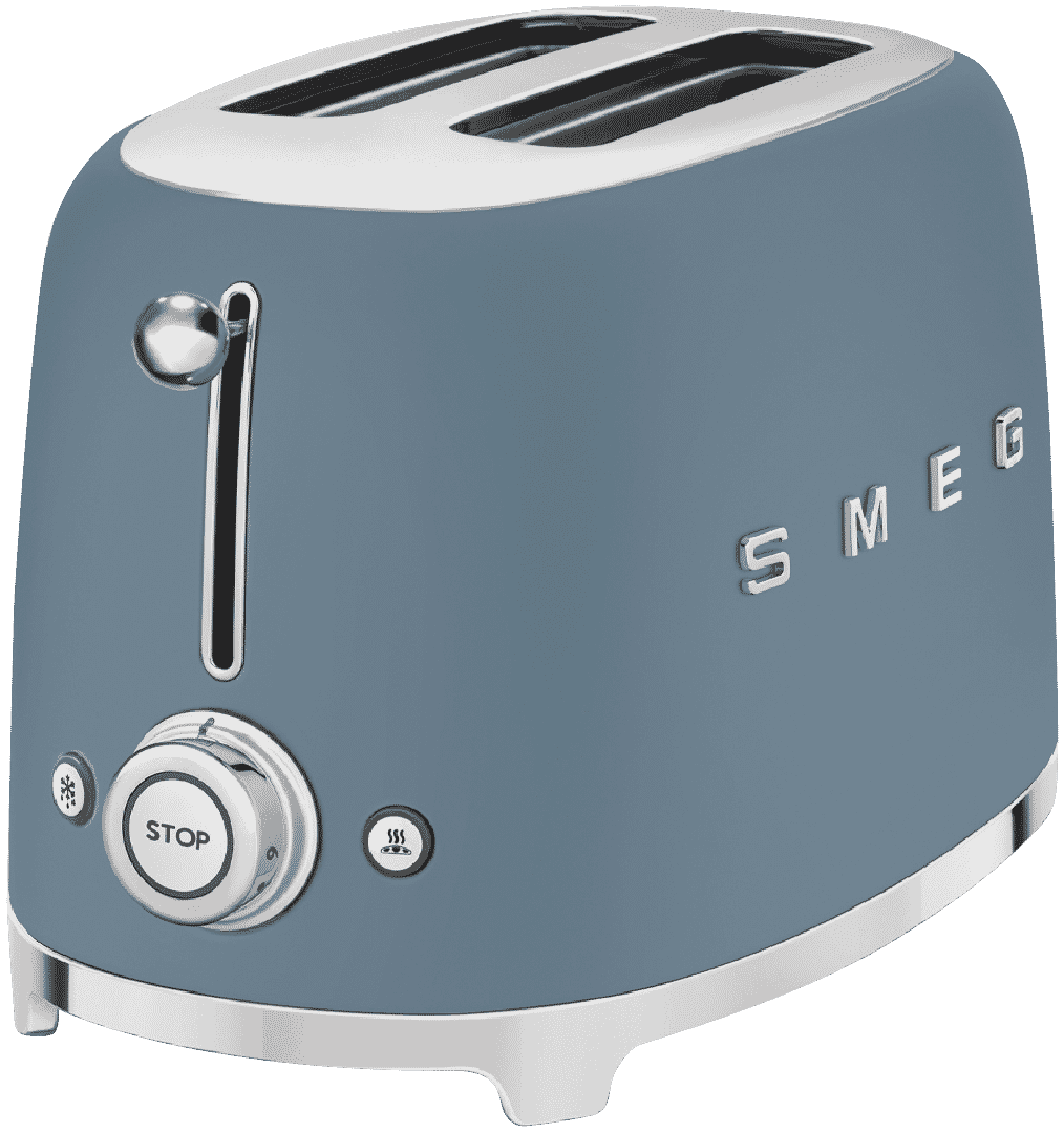 Smeg 50's Style 2 Slice Toaster Storm Blue TSF01SBMAU