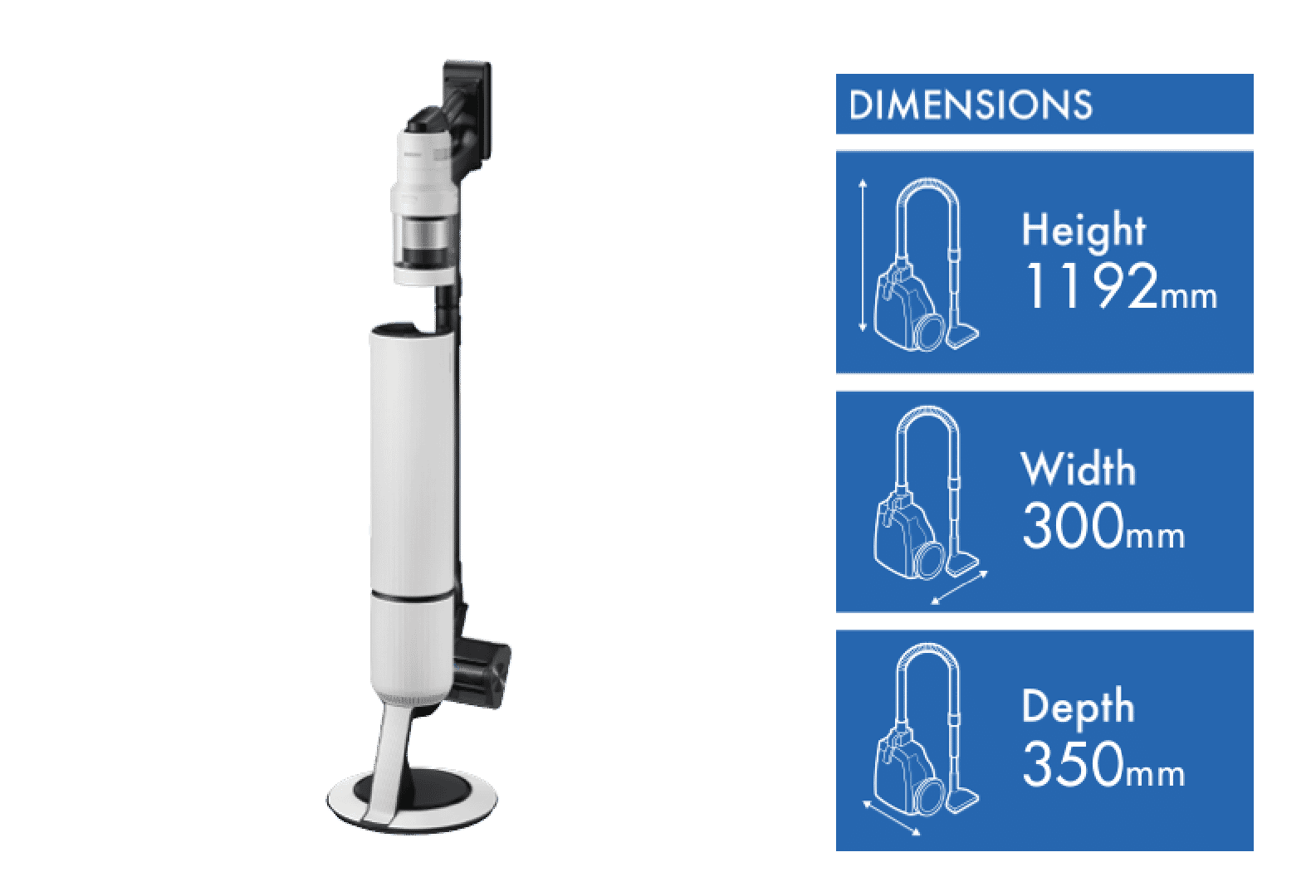Samsung BESPOKE Jet AI Ultra 400W Cordless Vacuum VS90F40DBG