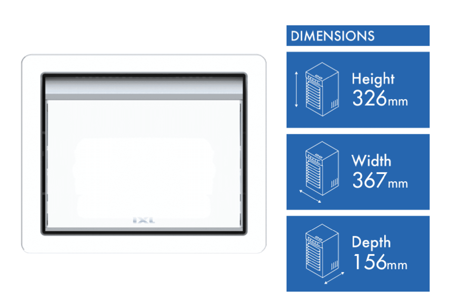 IXL Tastic Luminate Heat Module - Bathroom Ceiling Heater - White 36611