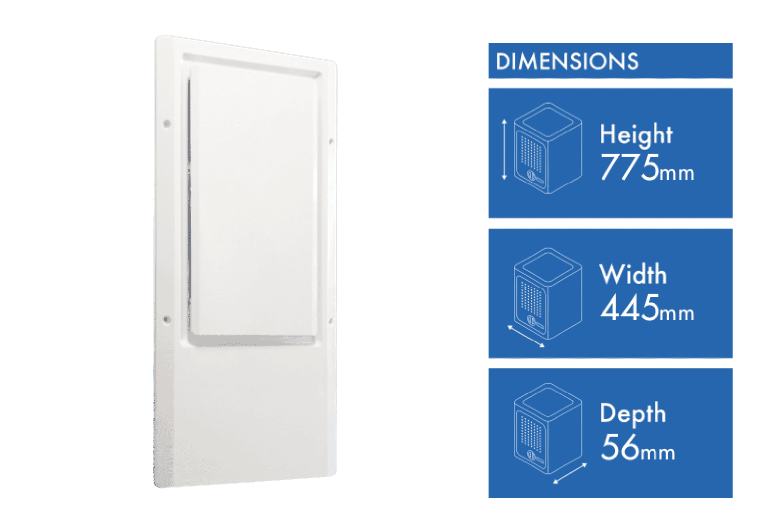 IXL IDS IN-WALL DEHUMIDIFIER IW25-5 220-240V IW25-5-IWD