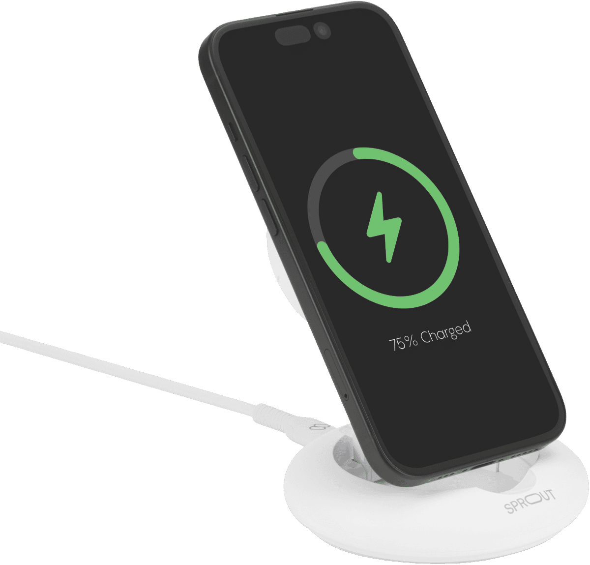 Sprout QI2 Foldable Wireless Charger White 100253456