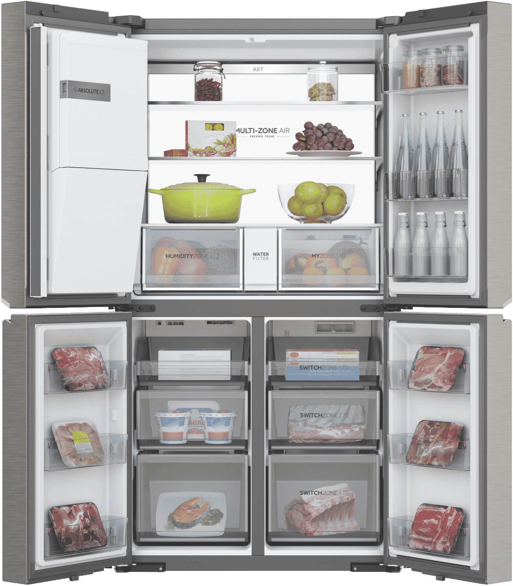 Haier 601L Quad Door Refrigerator HRF680YZS