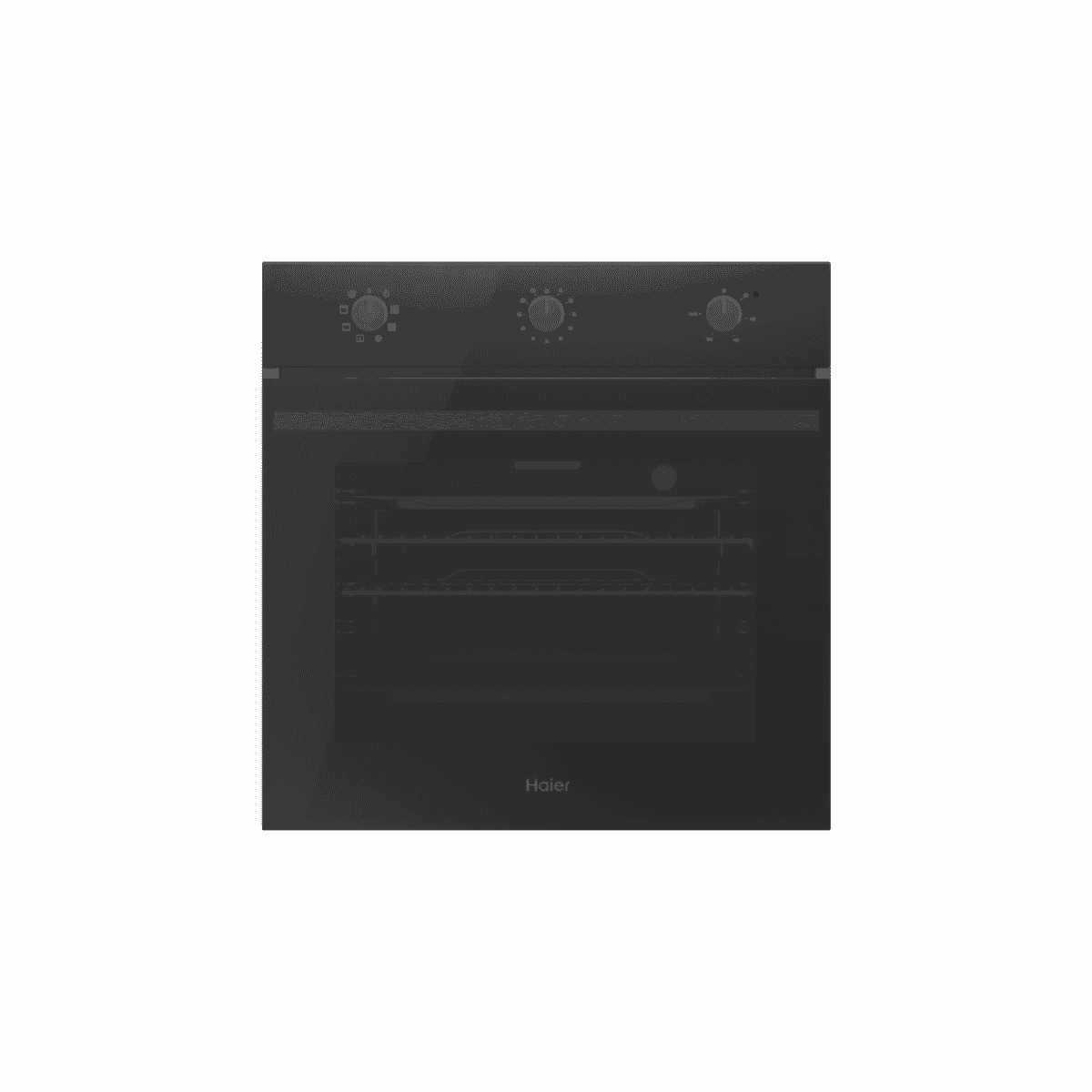 Haier 300 Series 60cm Electric Oven, 7 Function, Air Fry, Black HWO60S7MB6