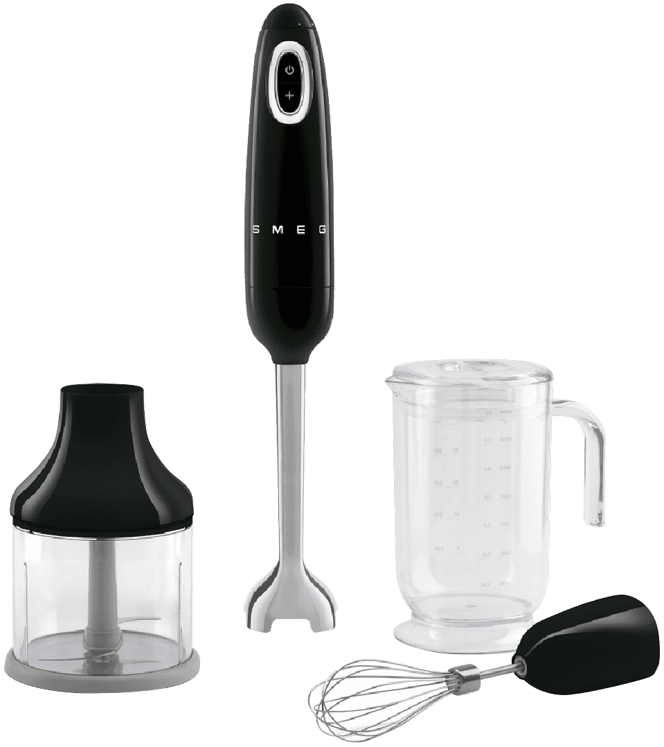 Smeg 50's Style Retro Hand Blender Black HBF03BLAU